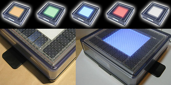 Solar Bricks - Solar Powered Hazard Lights.