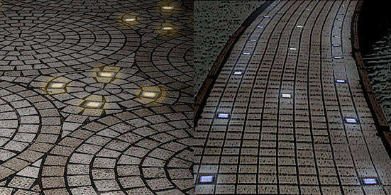 Solar Bricks - Solar Powered Hazard Lights.